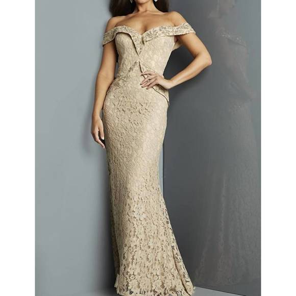 Jovani | Dresses | New Jovani Off The Shoulder Embellished Mother Of ...